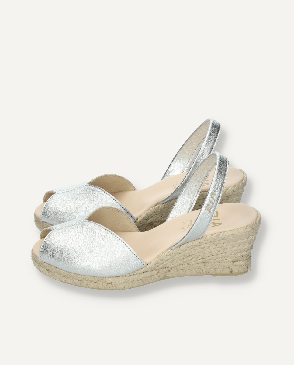 Espadrille Abarcas Murcia Silver